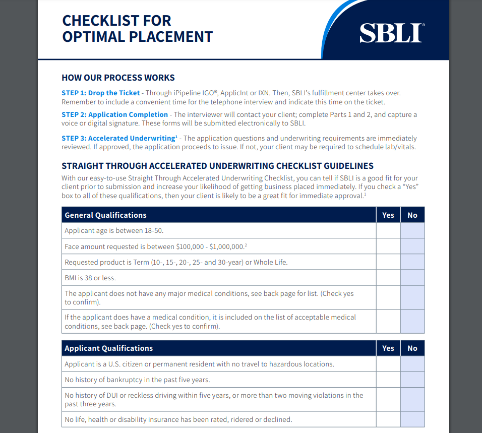 Whole Life - SBLI Brokerage